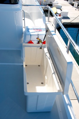 Life raft & deck box