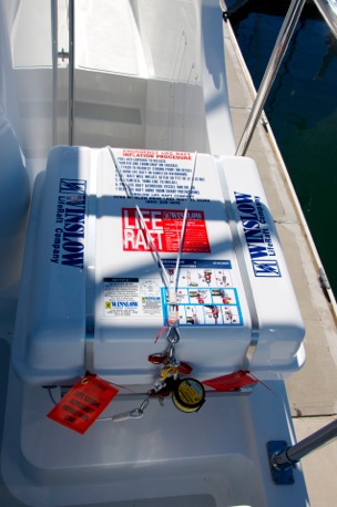Life raft & deck box